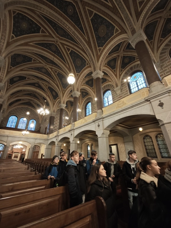 Masarykovo gymnázium Plzeň - Návštěva synagog